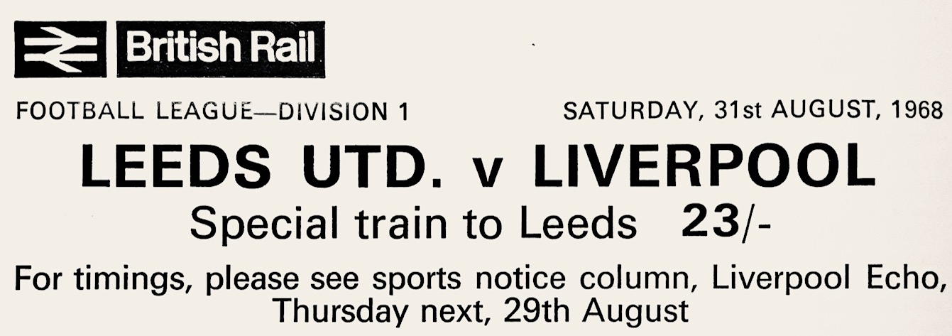 Matchdetails from Leeds United - Liverpool played on Saturday 31 August ...