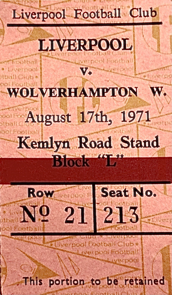 Wolves 17 Aug 1971 - LFChistory.net