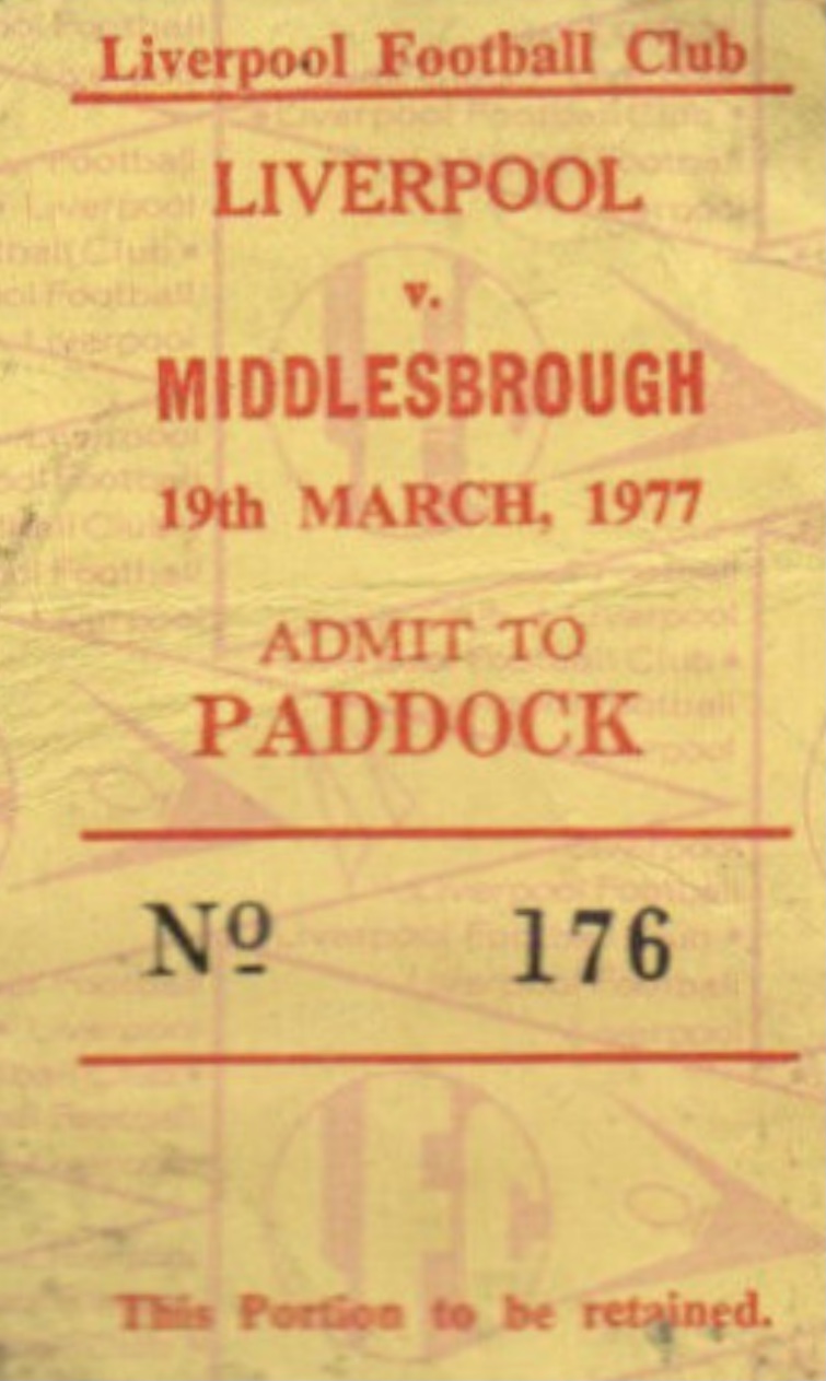 Middlesbrough 19 Mar 1977 - LFChistory.net