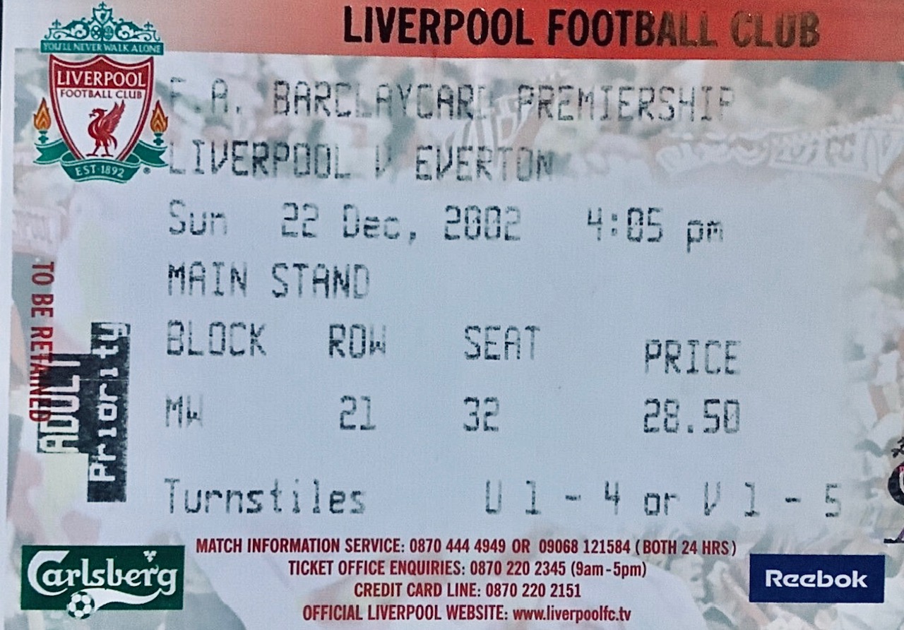 Everton 22 Dec 2002 - LFChistory.net