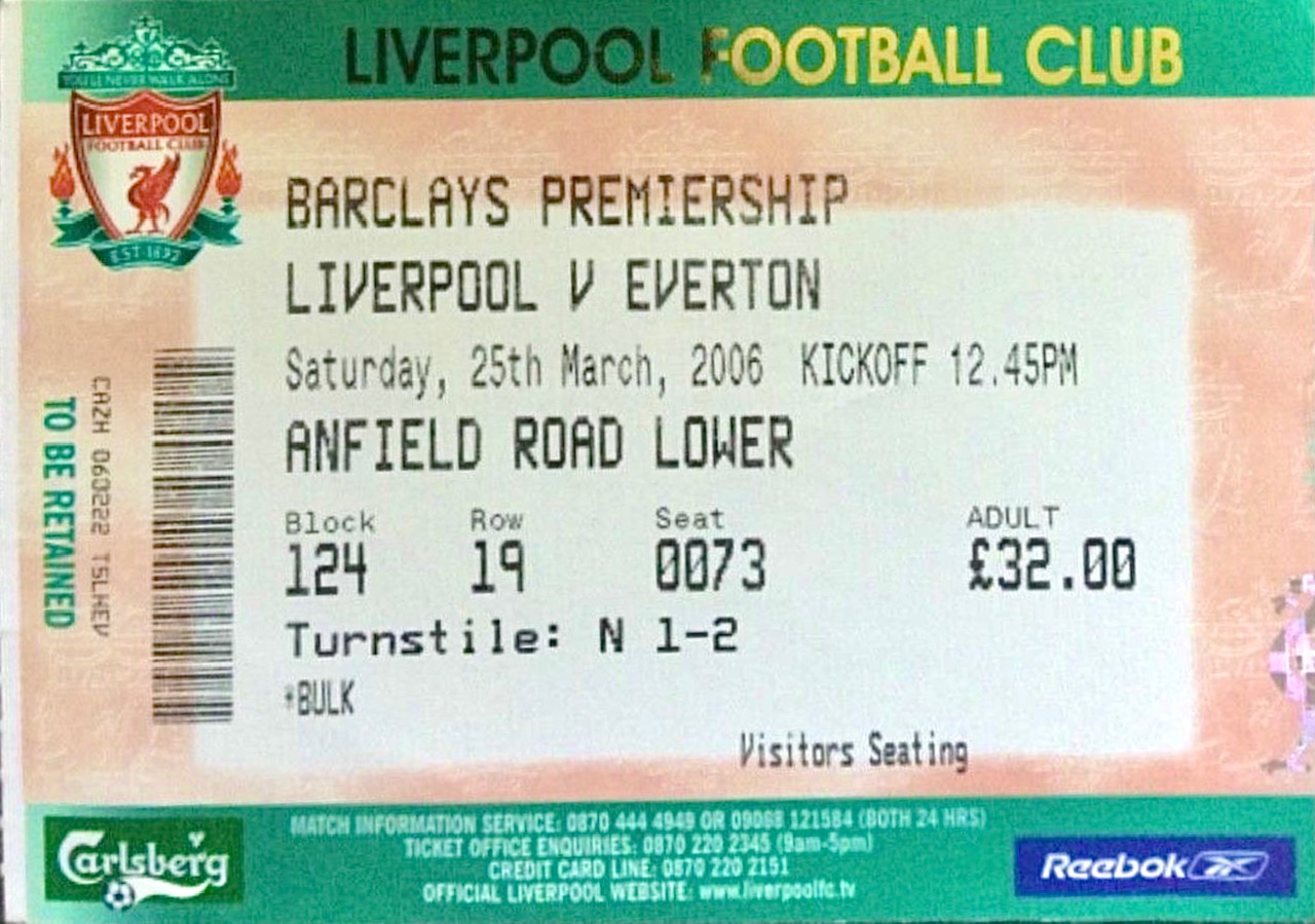 Everton 25 Mar 2006 - LFChistory.net