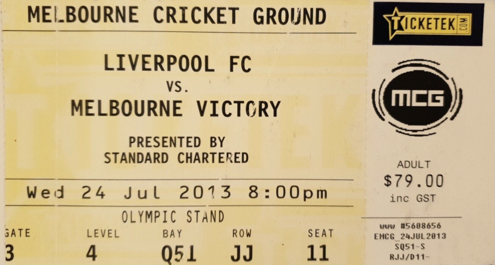 Matchdetails from Melbourne Victory - Liverpool played on Wednesday 24 ...