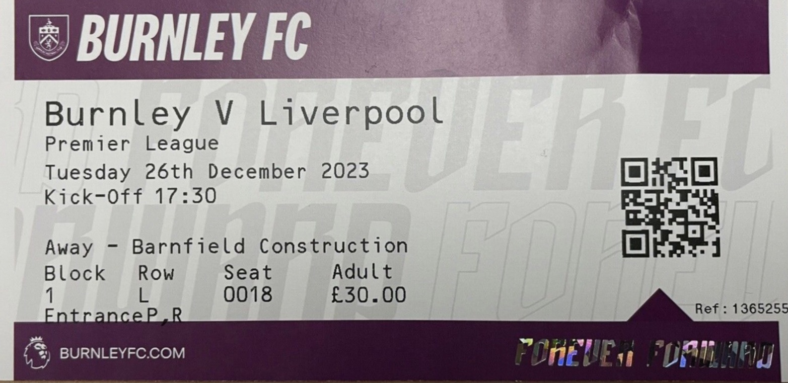 Burnley 26 Dec 2023 - LFChistory.net