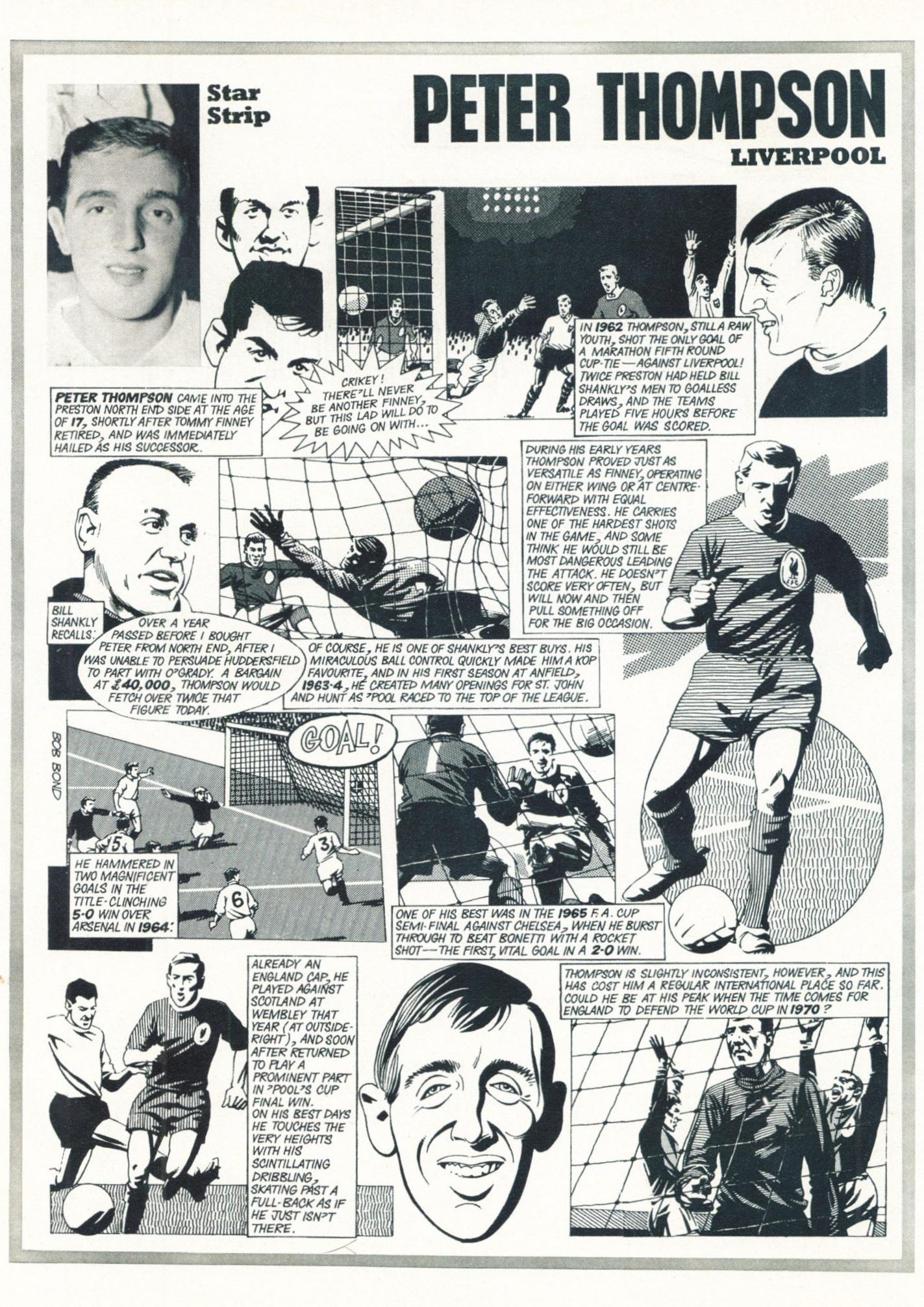 Liverpool career stats for Peter Thompson - LFChistory - Stats galore ...