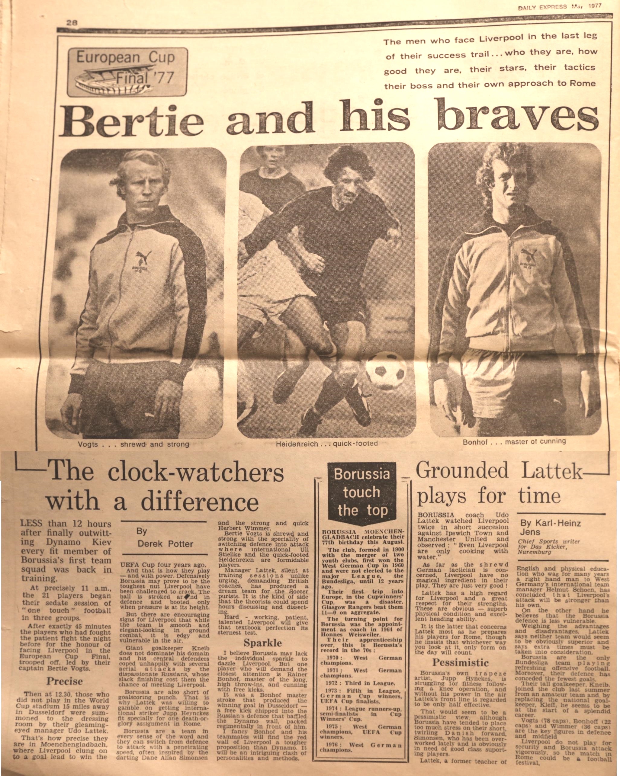 Matchdetails from Liverpool - Borussia Moenchengladbach played on ...