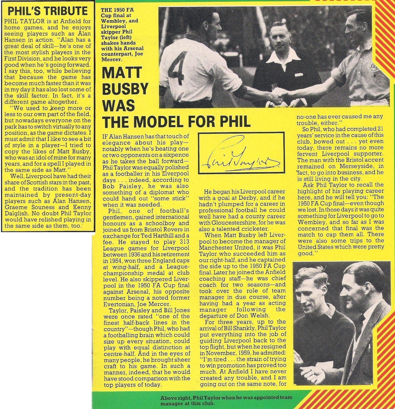 Liverpool career stats for Phil Taylor - LFChistory - Stats galore for ...