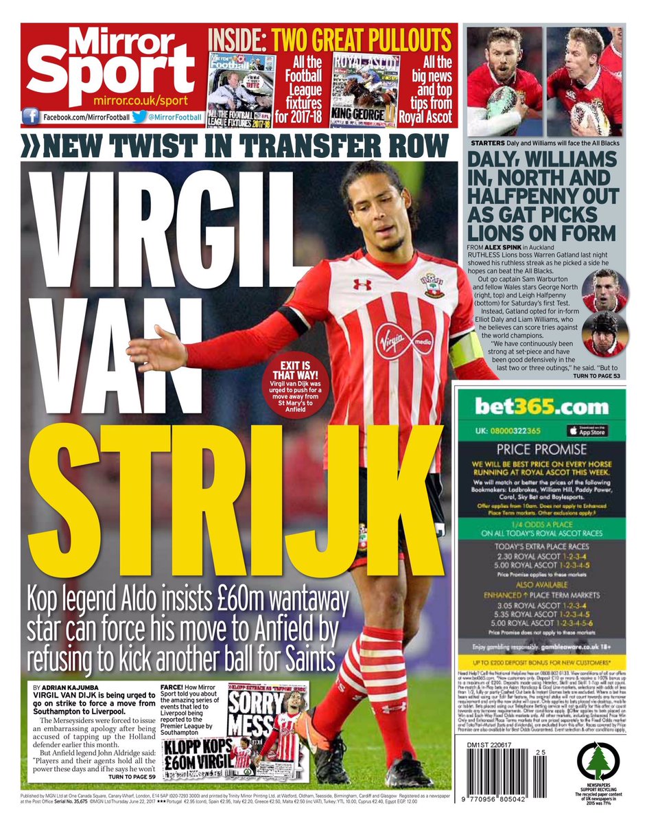 Liverpool career stats for Virgil Van Dijk - LFChistory - Stats galore ...