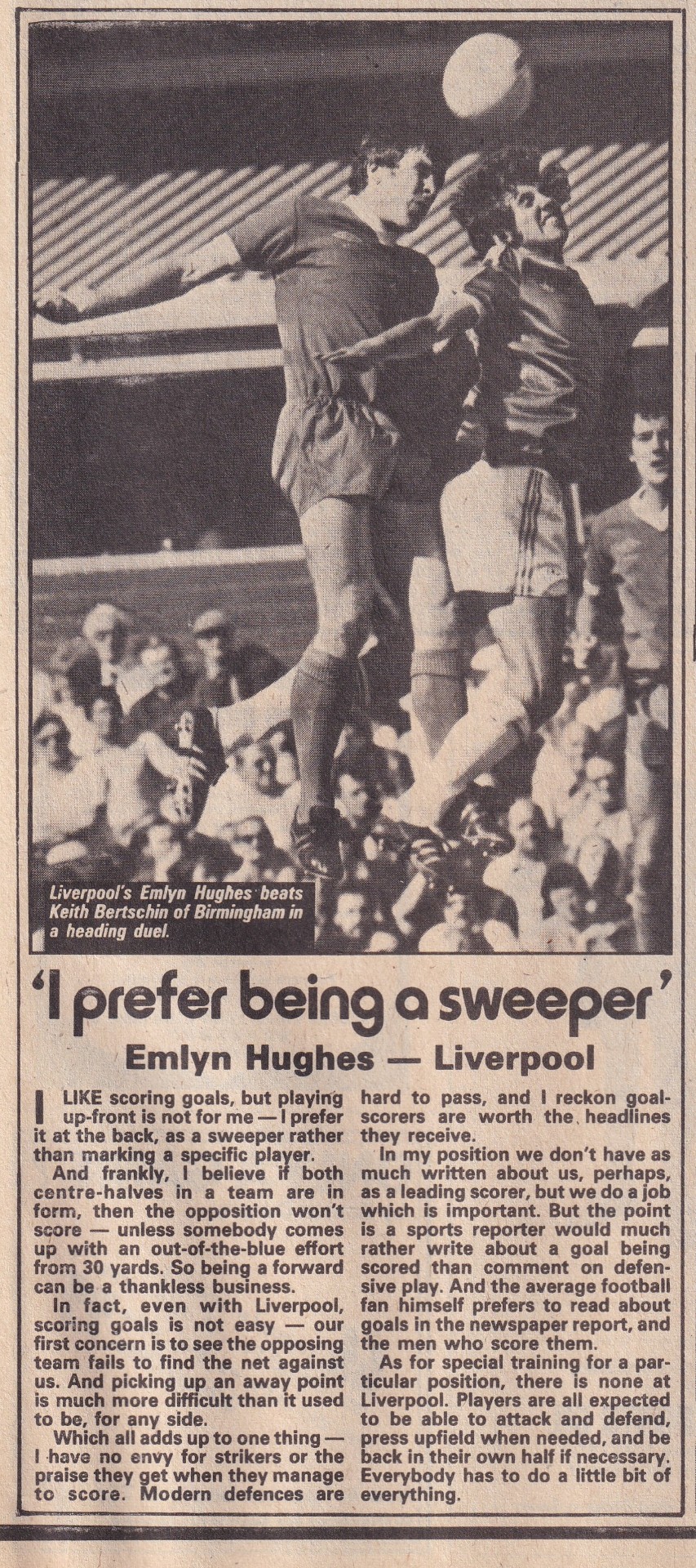 Liverpool career stats for Emlyn Hughes - LFChistory - Stats galore for ...