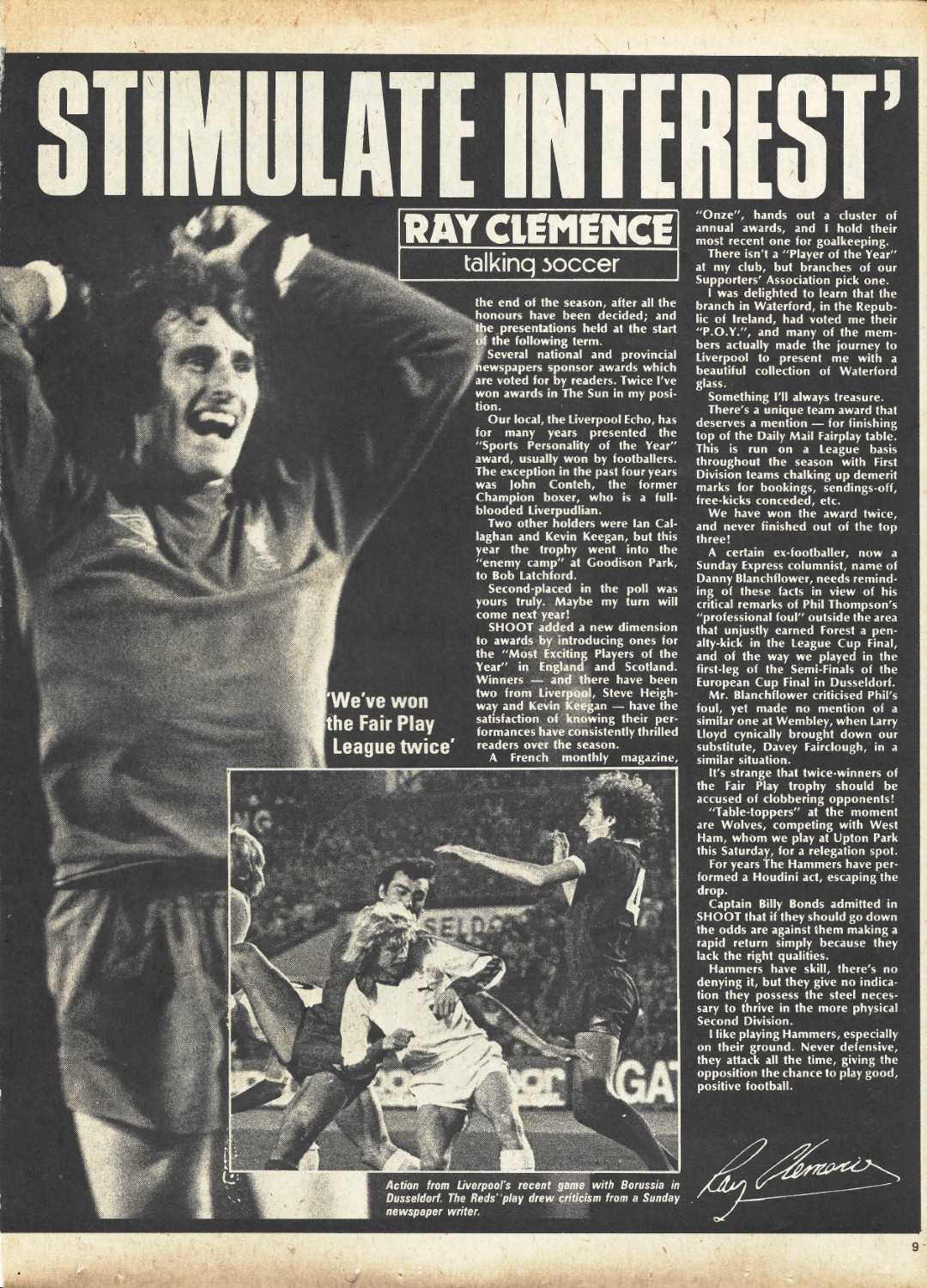 Liverpool career stats for Ray Clemence - LFChistory - Stats galore for ...