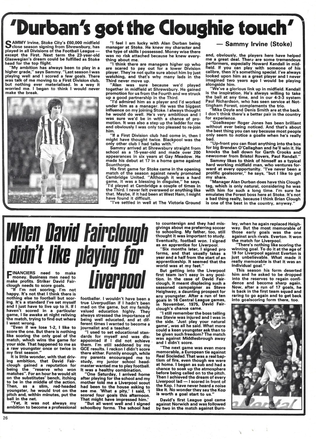 Liverpool career stats for David Fairclough - LFChistory - Stats galore ...