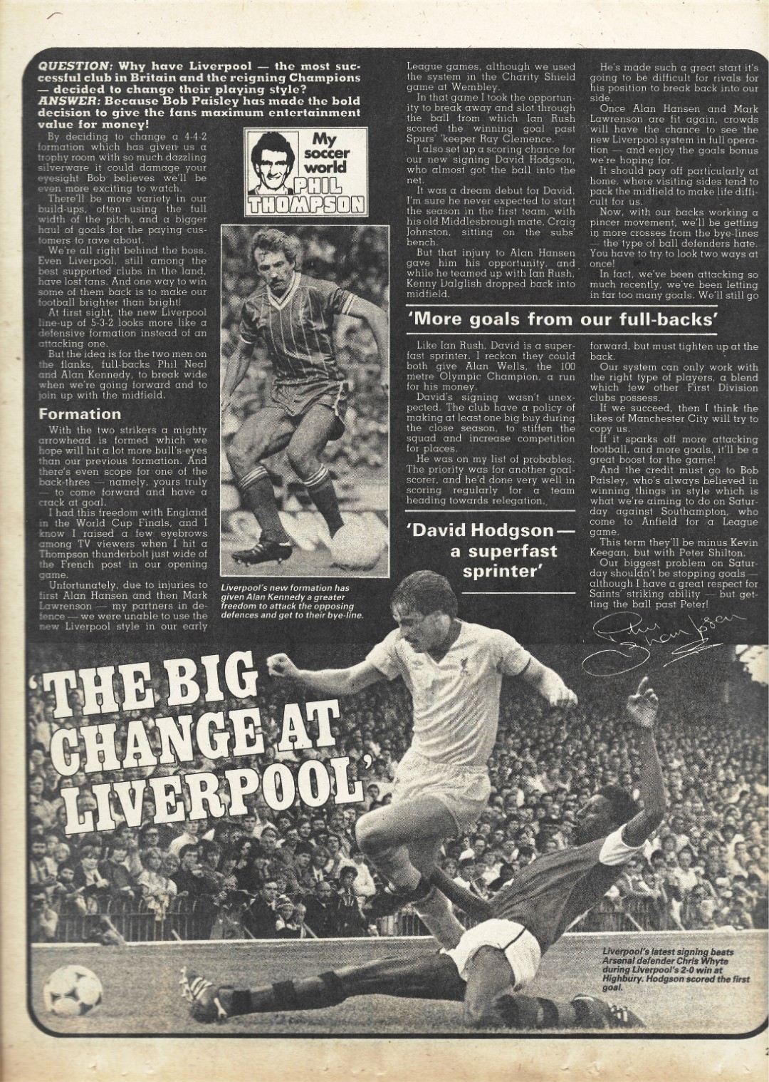 Liverpool career stats for David Hodgson - LFChistory - Stats galore ...