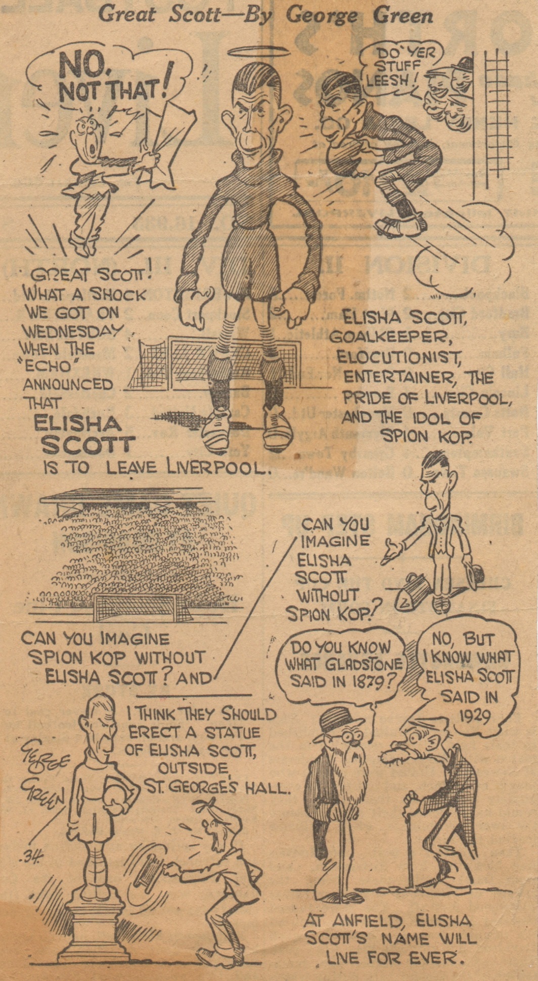 Liverpool career stats for Elisha Scott - LFChistory - Stats galore for ...