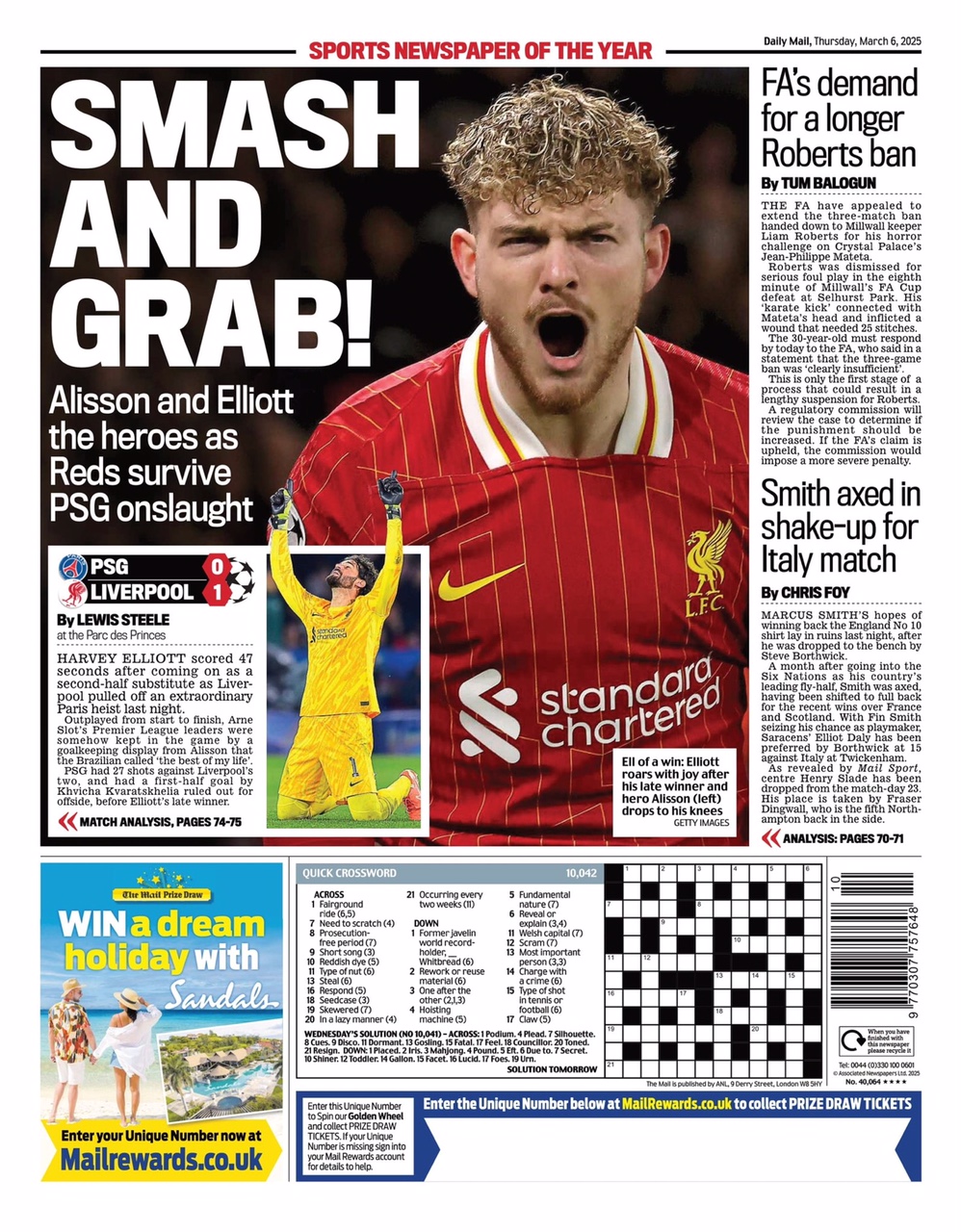 Matchdetails from Paris St Germain - Liverpool played on Wednesday 5 ...