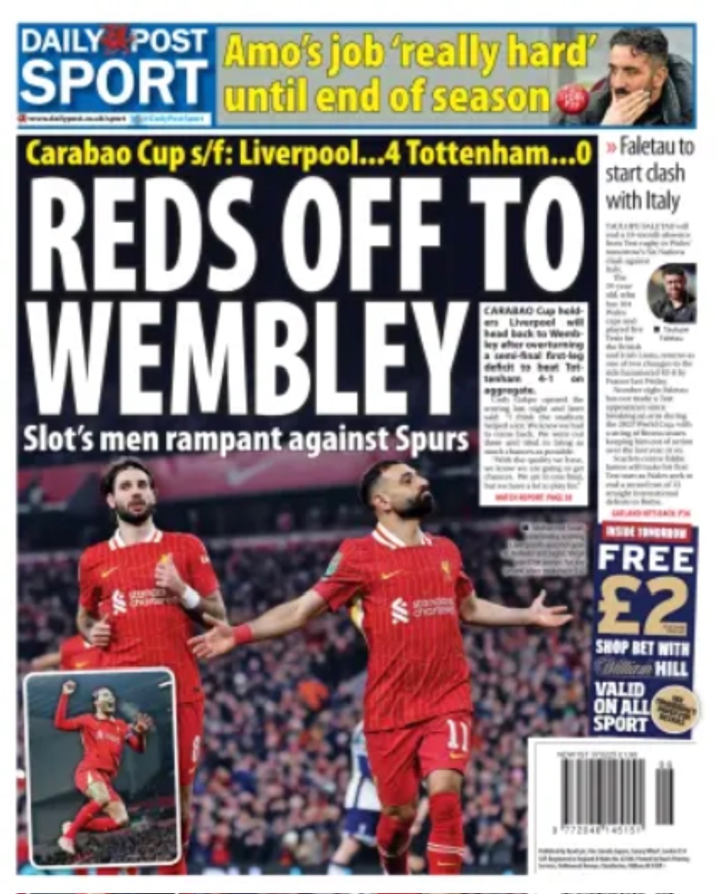 Matchdetails from Liverpool - Tottenham Hotspur played on Thursday 6 ...