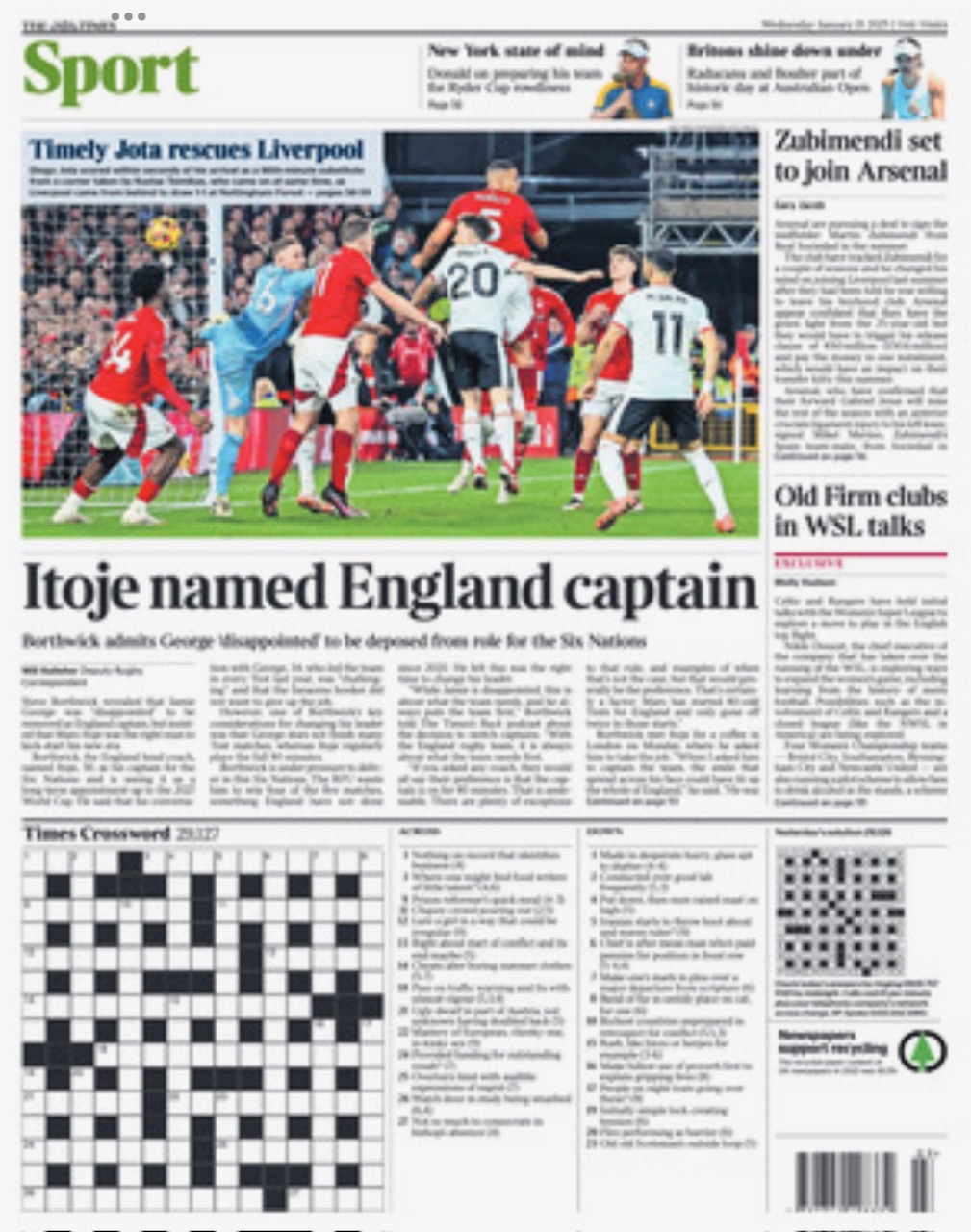 Matchdetails from Nottingham Forest - Liverpool played on Tuesday 14 ...