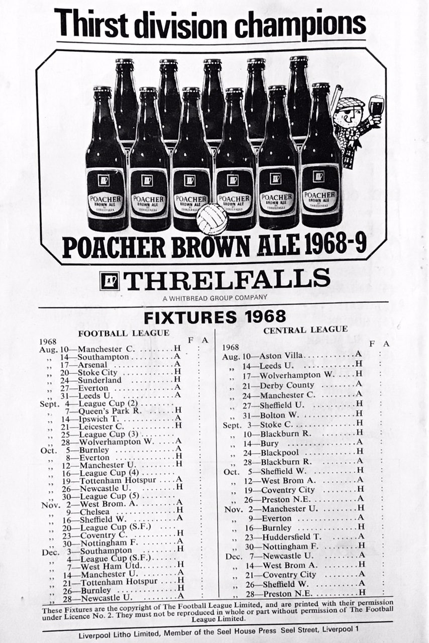 Manchester City 10 Aug 1968 - LFChistory.net