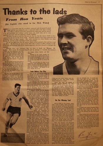 Ron celebrates the promotion to first division in 1962