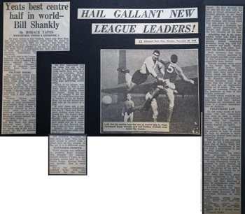 Yeats best centre-half in the world! - 20 November 1963