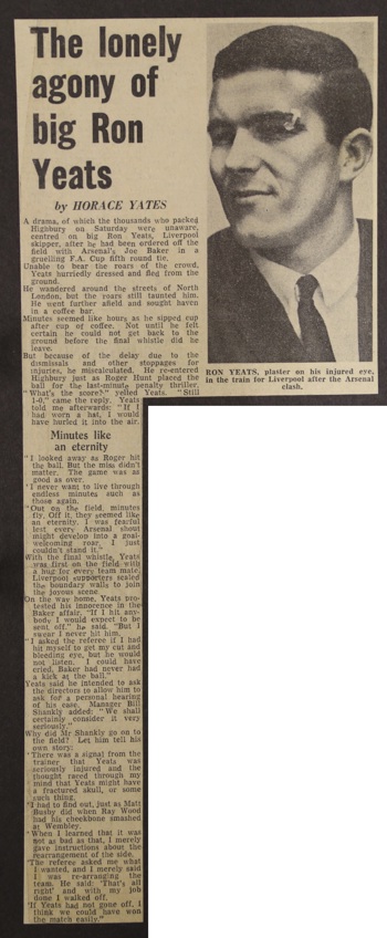 The lonely agony of big Yeats - February 1964