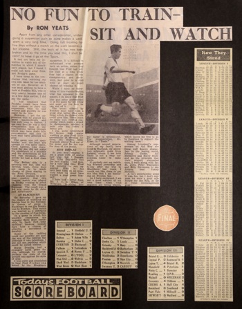 No fun to sit, train and watch - March 1964