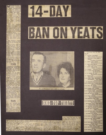 14-day ban on Yeats - March 1964