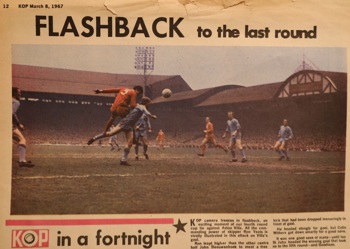 Yeats' header against Leicester on 10 March 1965