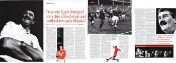 Official Matchday Magazine interview 2000/01