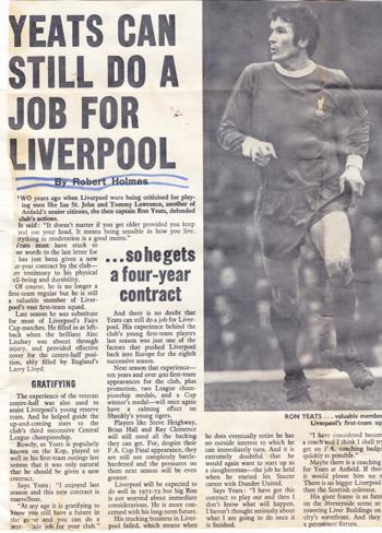 Yeats can still do a job - from the 1971/72 season