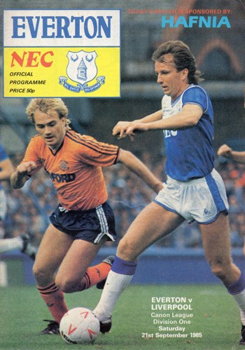 Everton 21 Sep 1985 - LFChistory - Stats galore for Liverpool FC!